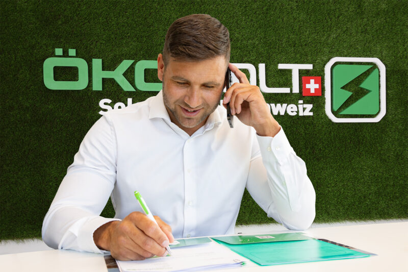 Ihre Anfrage: Angebot für eine Photovoltaik-Anlage - ÖKOVOLT Schweiz AG